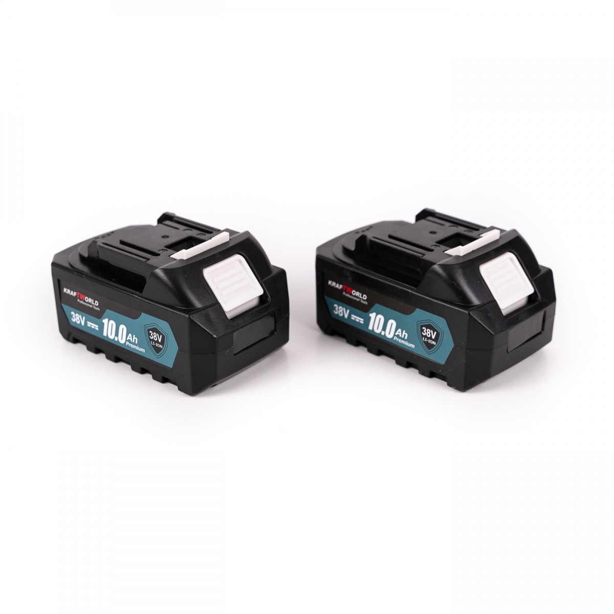 Minidrujba KraftWorld, 2 acumulatori 38V 10Ah, rezervor ulei, maner lateral si aparatoare